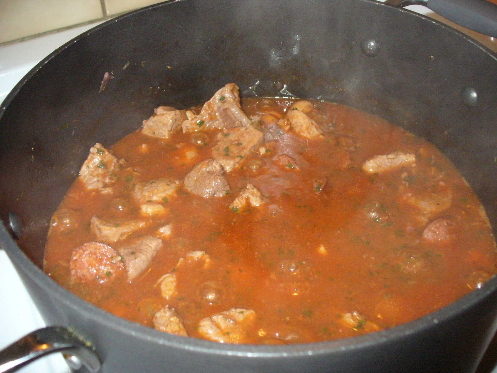 kristina kitchen: Romanian Stew with polenta / Tochitura cu mamaliga