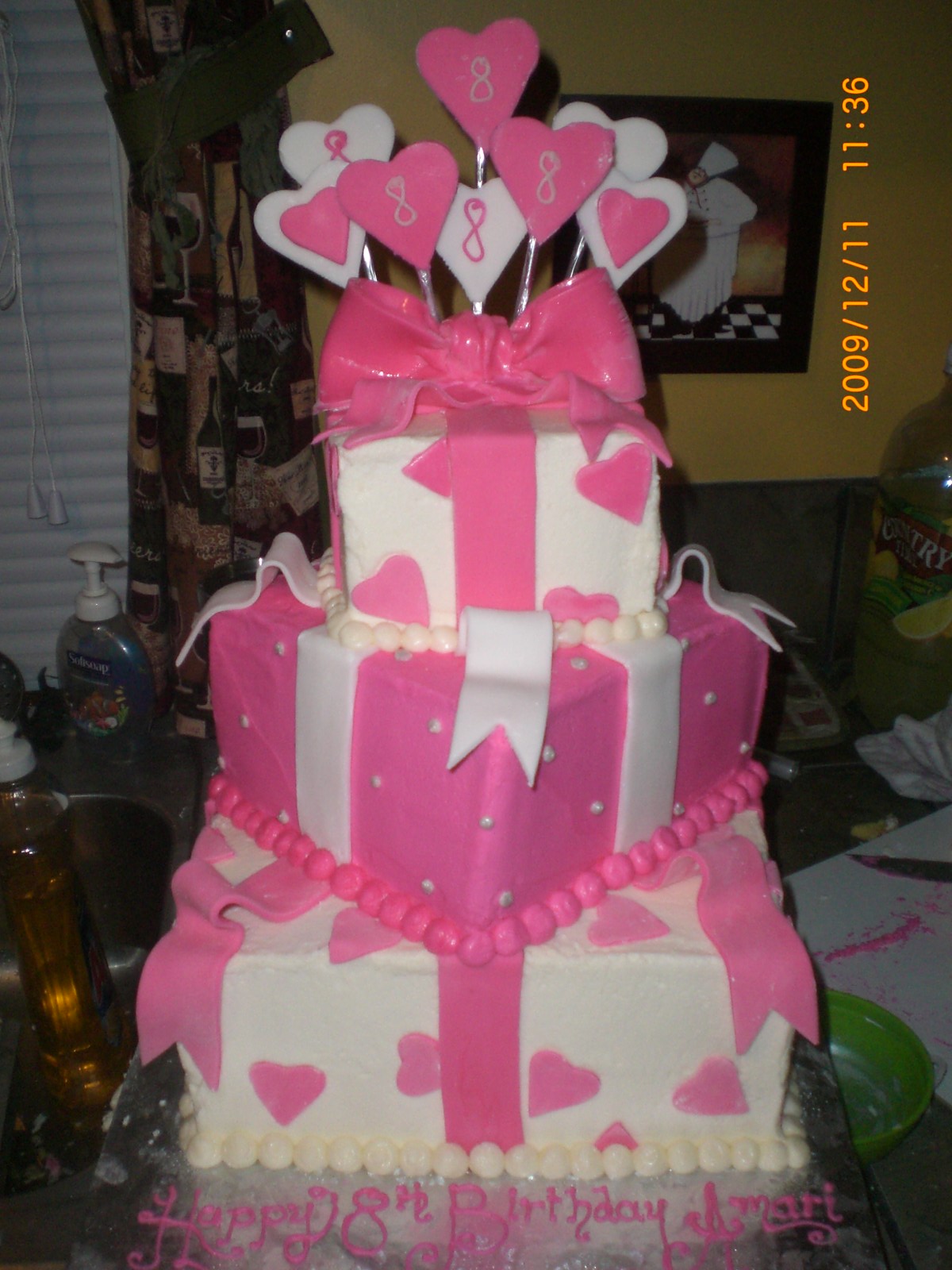 Cakes By Jessie: Square or Round Stacked Cakes