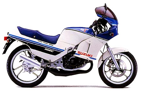 Below 300cc: Suzuki RG125