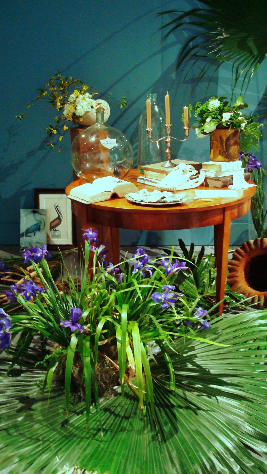 * T h e * V i s u a l * V a m p *: Art In Bloom Green Table Settings