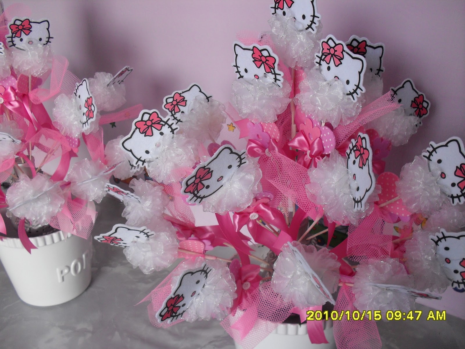 SPECiAL GiFT FOR GiFTED ONE: Bunga Telur Hello Kitty - Baby Hanis Haziqah