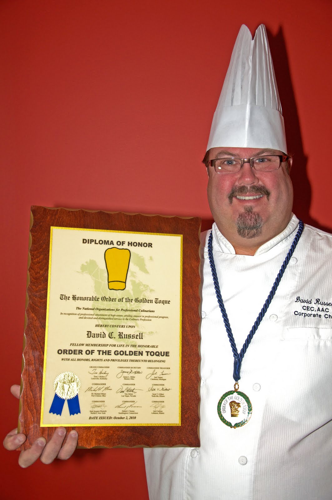 Unilever's Russell joins Honorable Order of the Golden Toque | Chef's ...