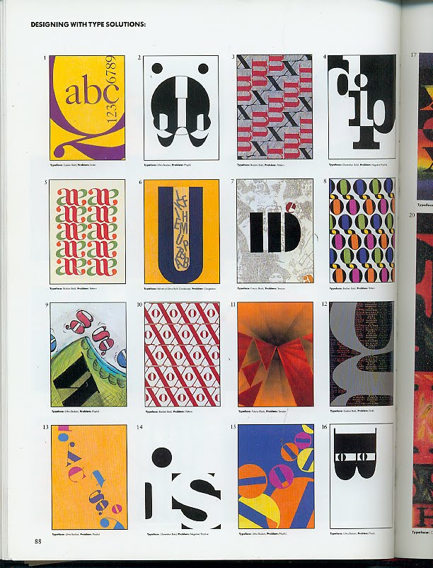Graphic Design Teacher: Designing with type solutions