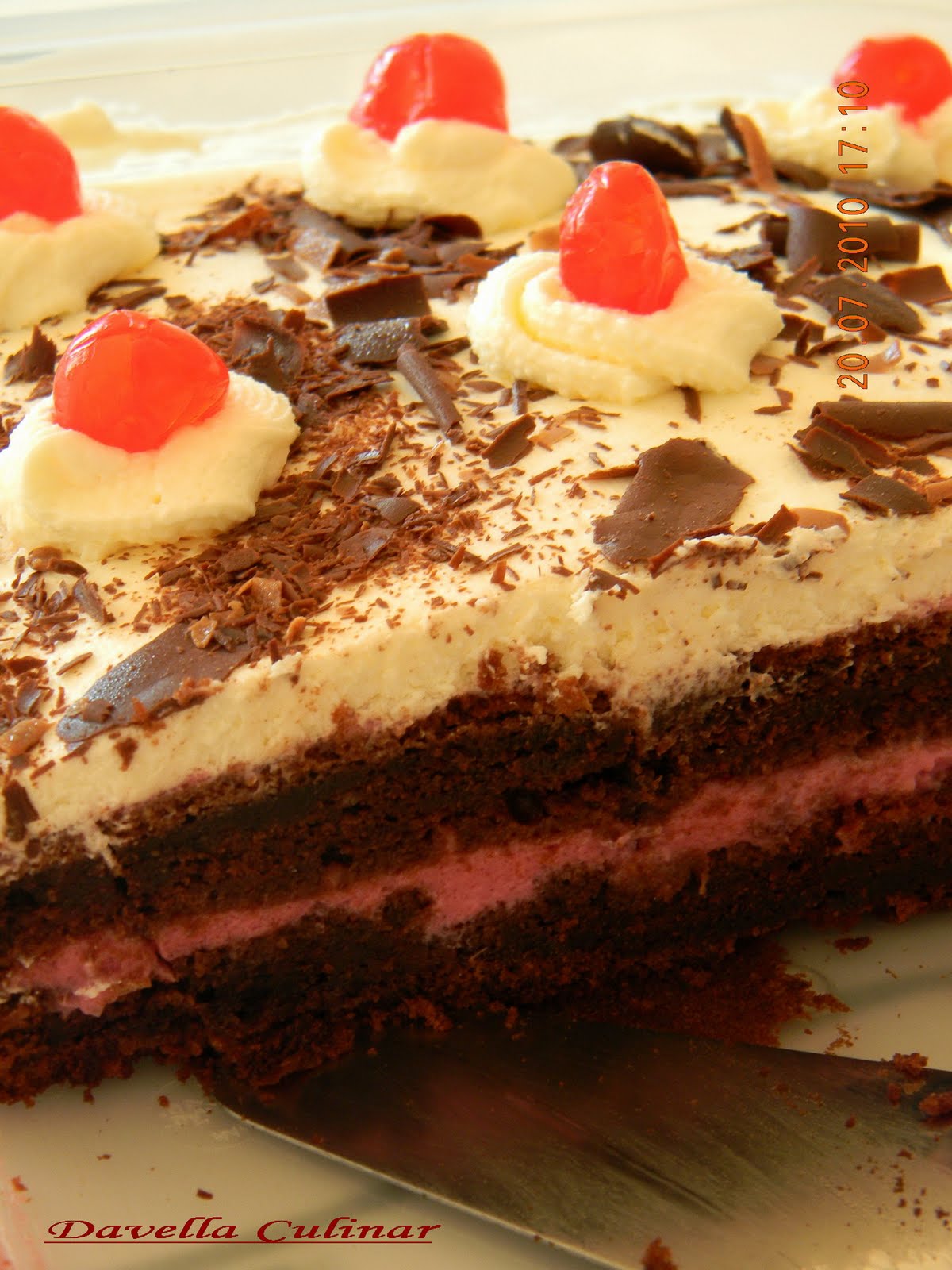 *DAVELLA CULINAR*: Gâteau Forêt Noire à ma façon / My Black Forest cake ...