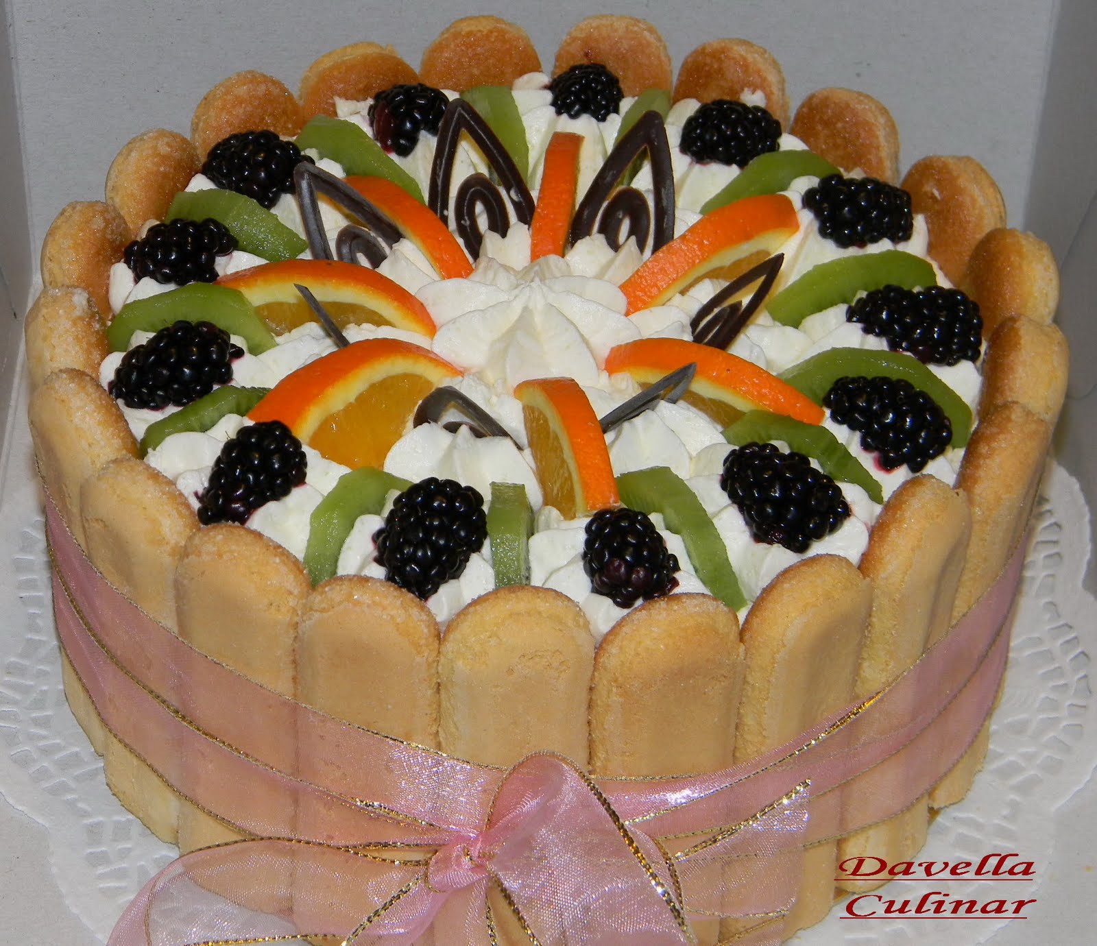 *DAVELLA CULINAR*: Gâteau à la crème Diplomat / Tort DIPLOMAT