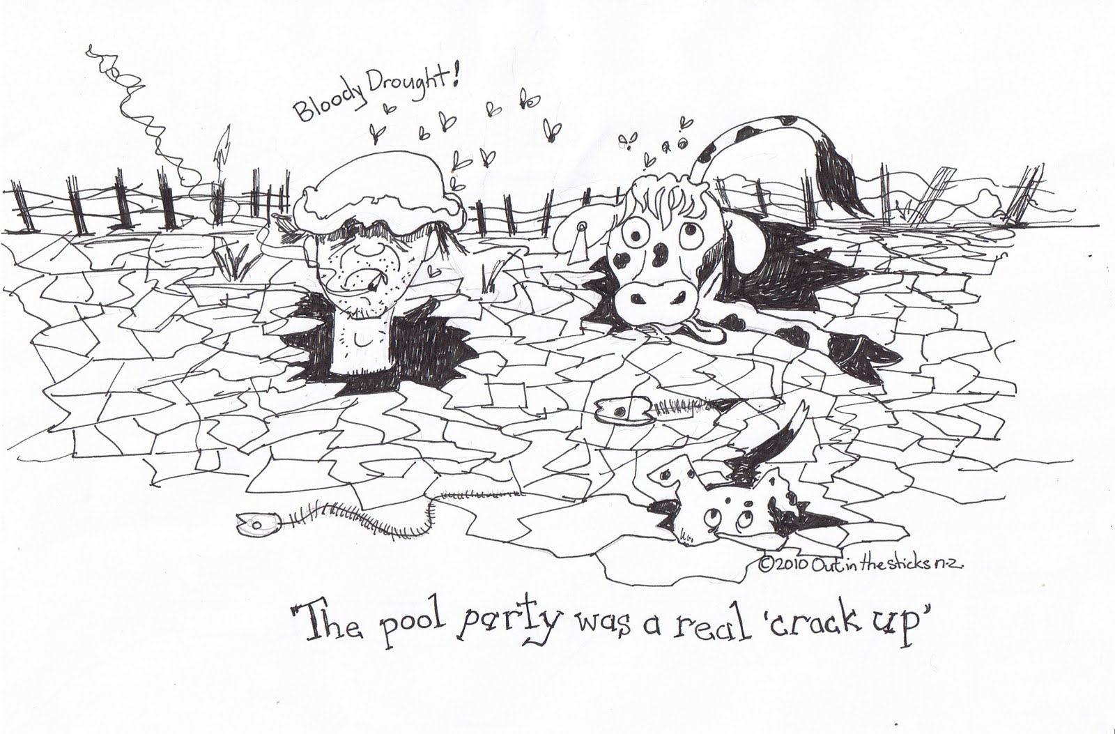 Some Pool Party this was - Bloody Drought!