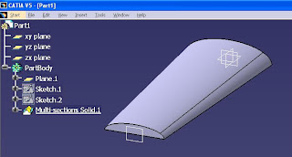 Semarang Mechanical Design Studio: Tutorial CATIA : Multi-section Solid