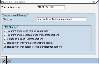 An SAP Consultant: ABAP - Creating transaction code for TMG