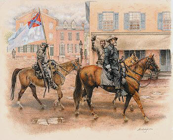 On My Drawing Board: New Print, Battle of Gettysburg Series