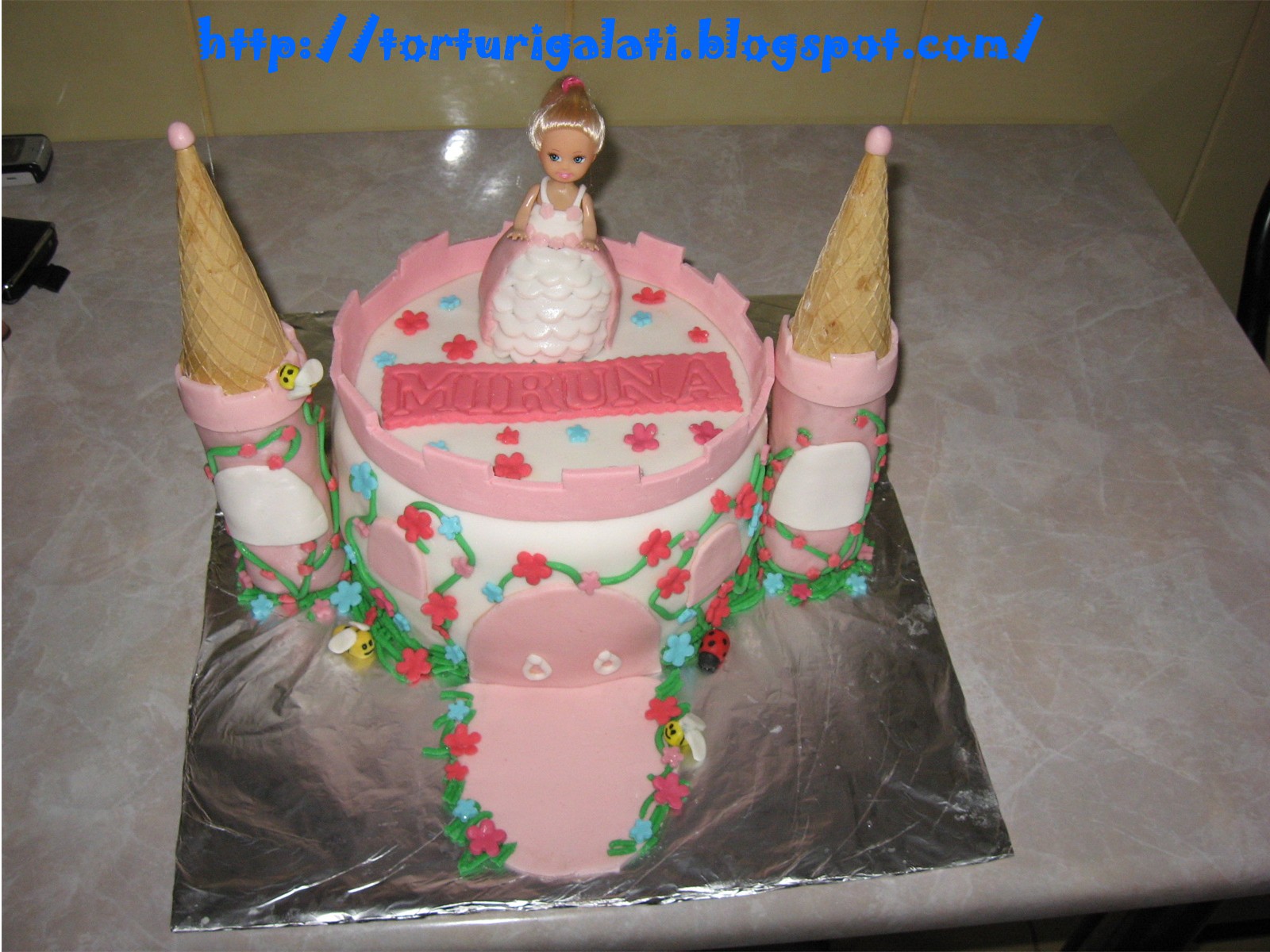 -Cellya's Cakes-: Tort castel cu printesa