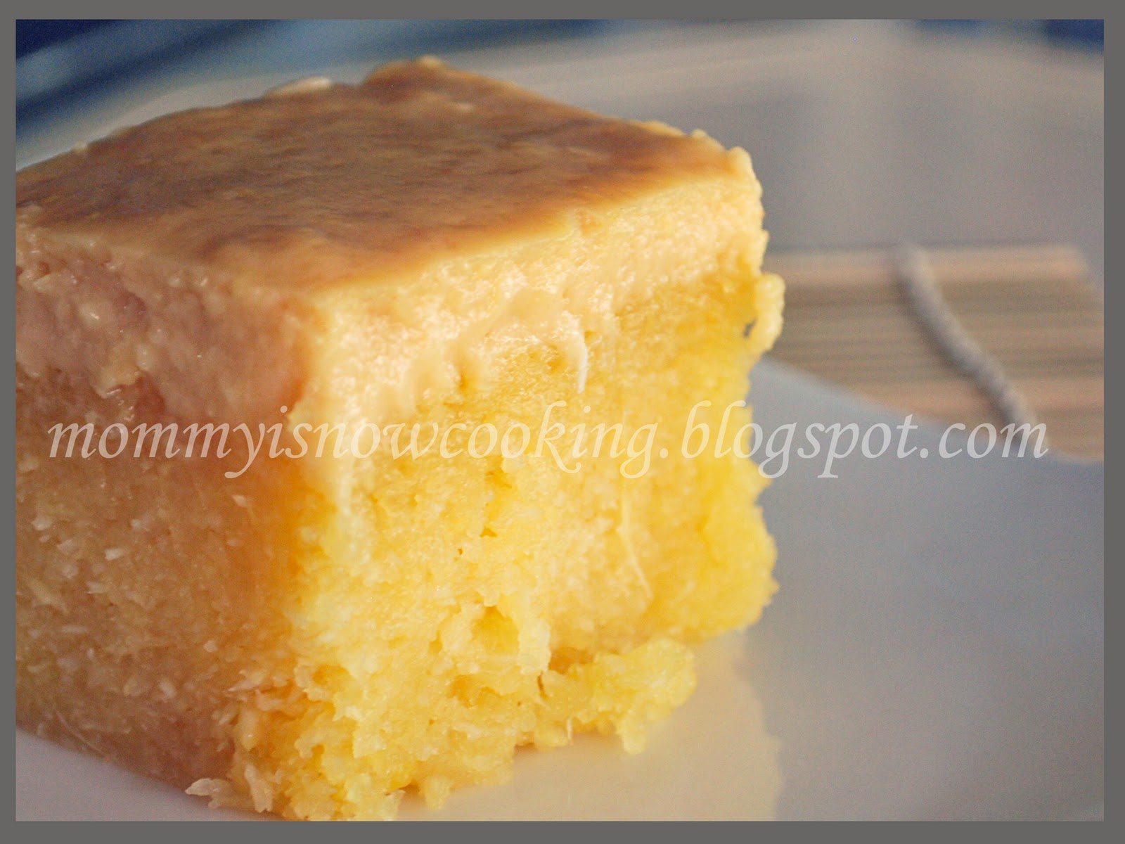 Mommy is Now Cooking: Baking 101: Cassava Cake with Coco Custard Topping