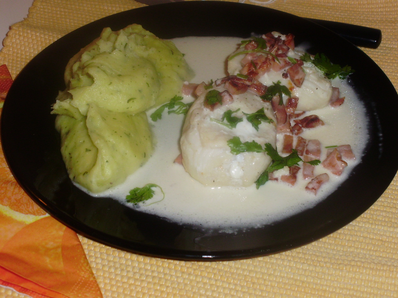 Cozinha de Amor: Lombos de pescada com puré de batata aromatizado com ... Cozinha de Amor: Lombos de pescada com puré de batata aromatizado com ...