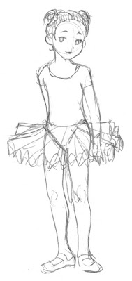 Lindsay Cibos' Art Blog: Ballerina - WIP