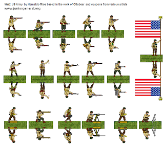 Paper Wargames: WWII Aliados US Army Rangers