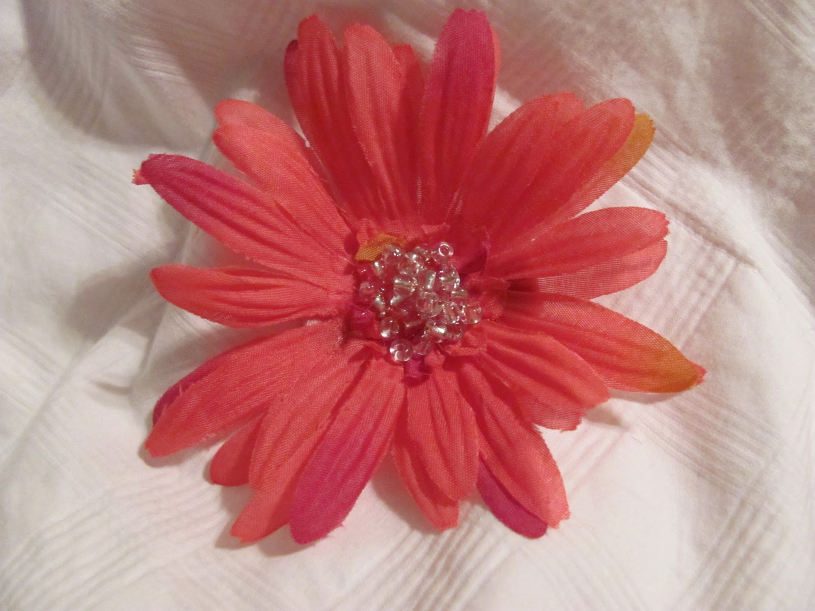 Bow Peep Accessories: Large Hot Pink Flower Hair Clips