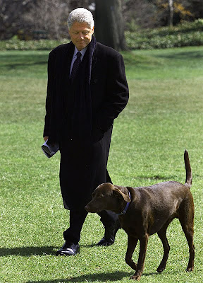 Pet Pedia: Bill Clinton with "Buddy" & "Socks"