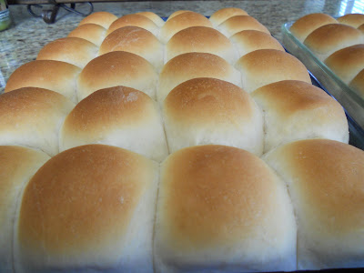 Yumz the Word: Two Pans of Dinner Rolls