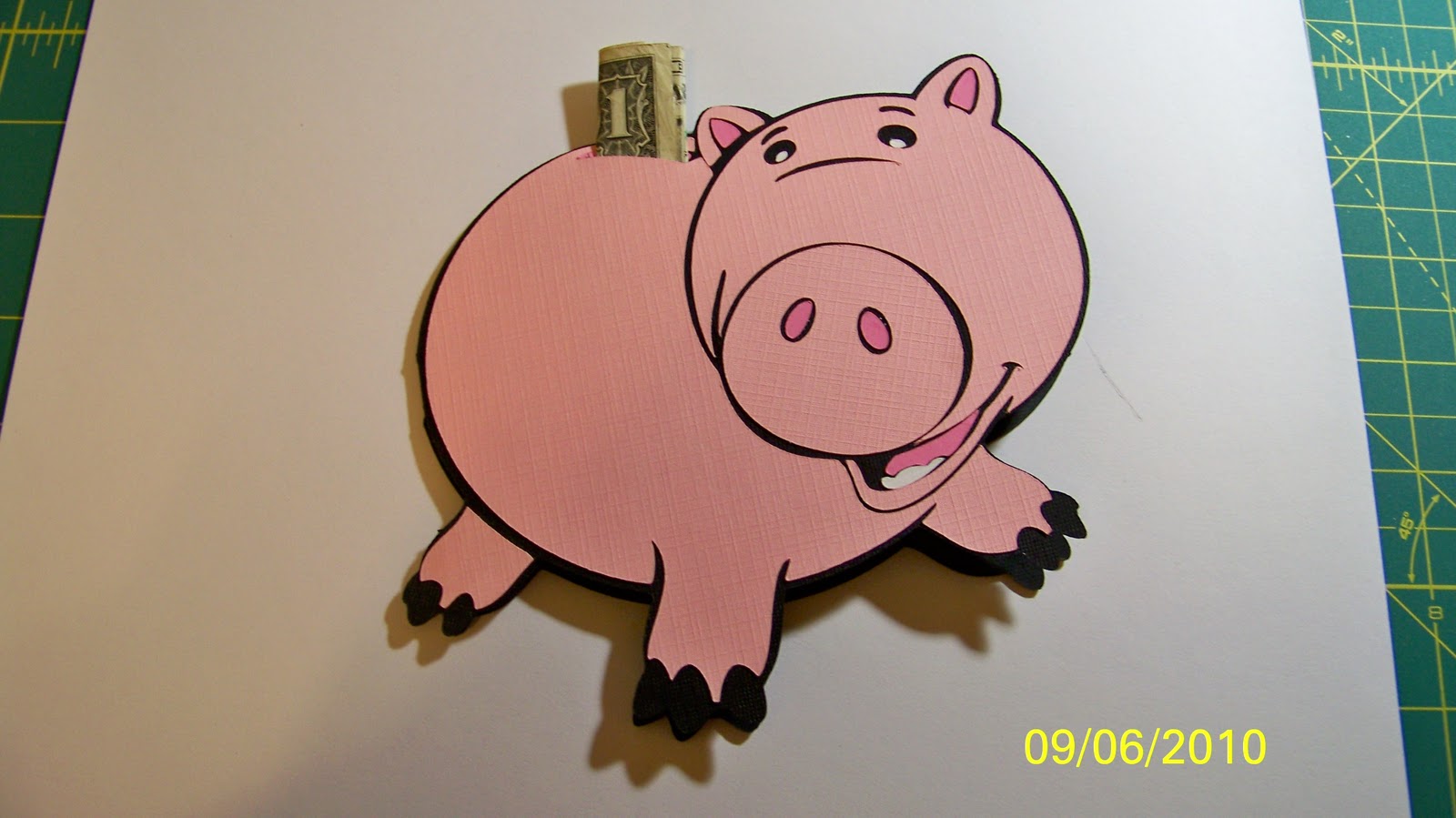 Lisa's Crafts: Toy Story Piggy Bank Card