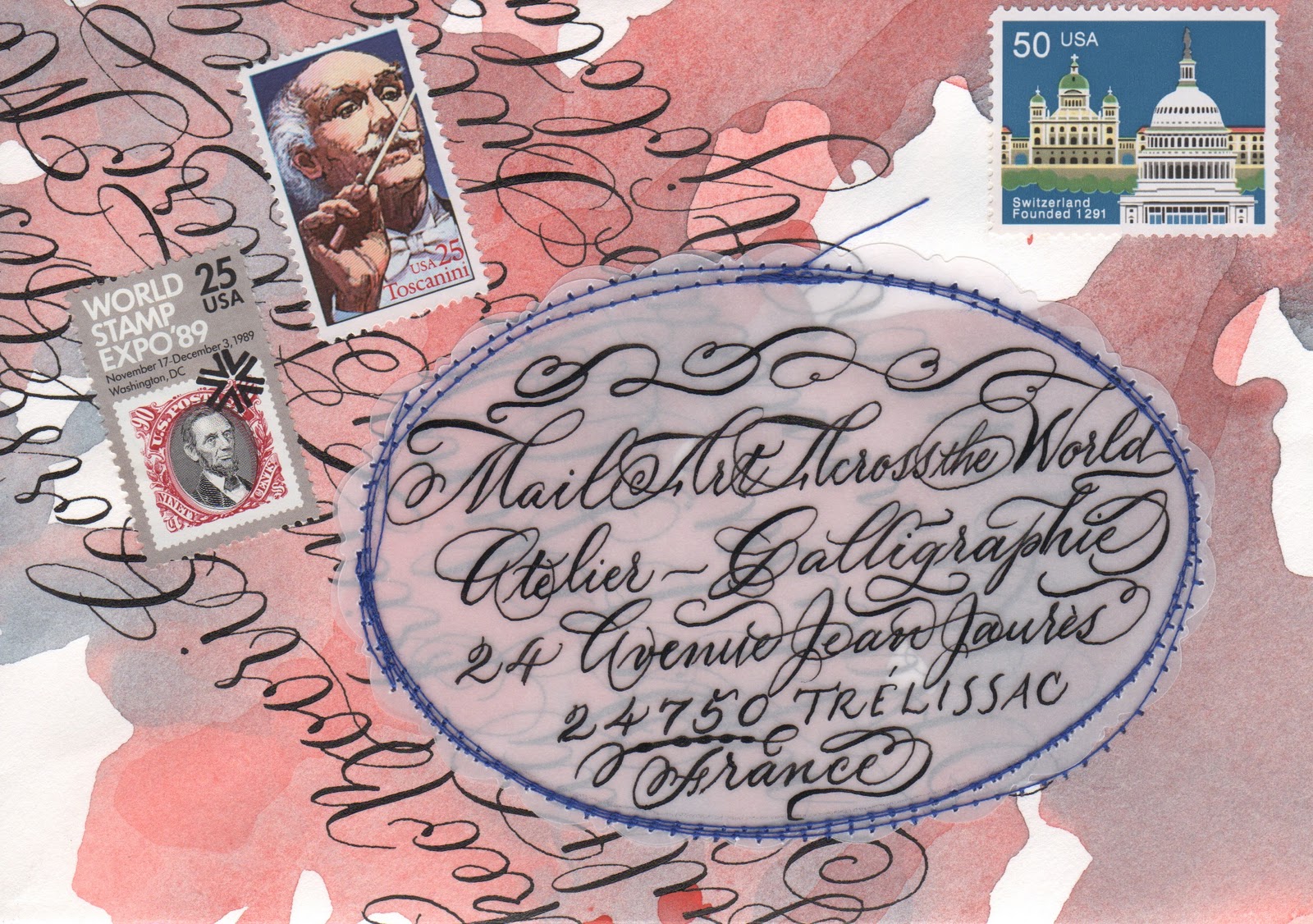 A Place To Flourish: Flourish Friday - Mail Art Across the World 2011