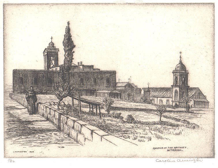 MY ARCHITECTURAL MOLESKINE®: CHURCH OF NATIVITY, BETHLEHEM, PALESTINE.