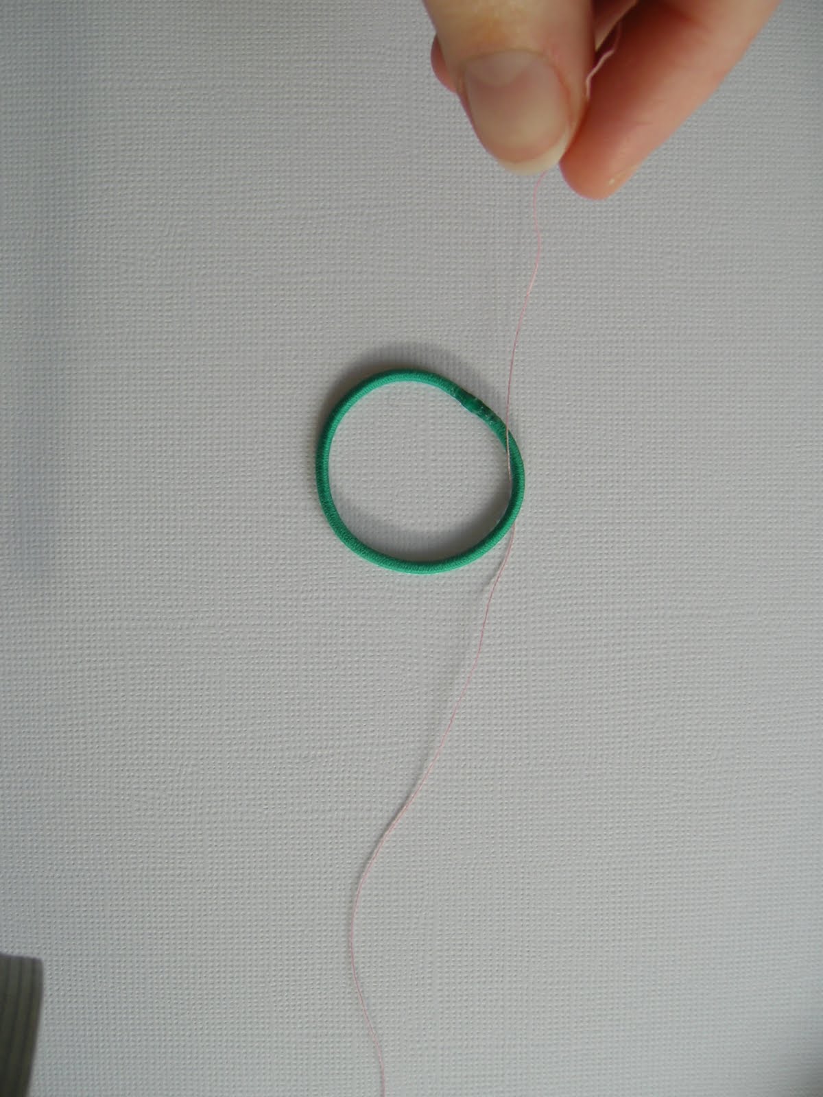 Clares Place: Button Hair Tie Tutorial: