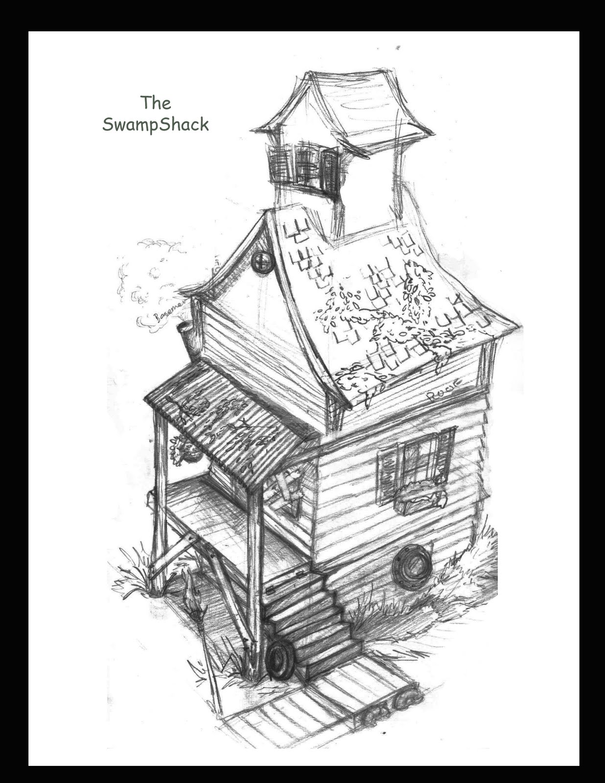 The Time Traveler's Notebook: About the swamp-shack...
