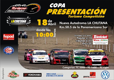Mercado Racing Perú - MRP: Autos de Circuito este Domingo 18!!