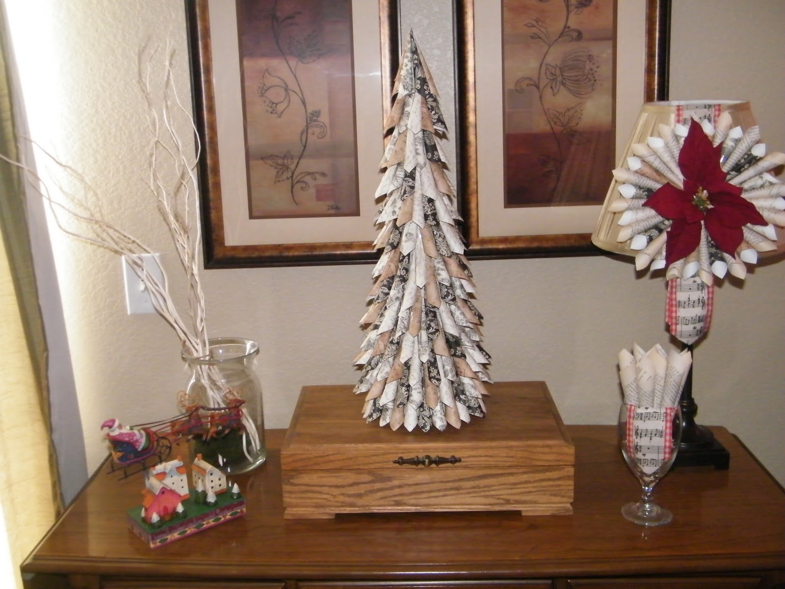 Type A: Paper Cone Christmas Tree Tutorial