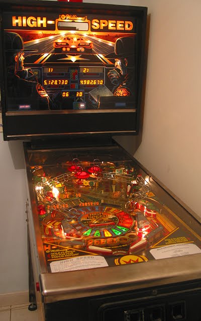 Restauration d'un flipper High Speed