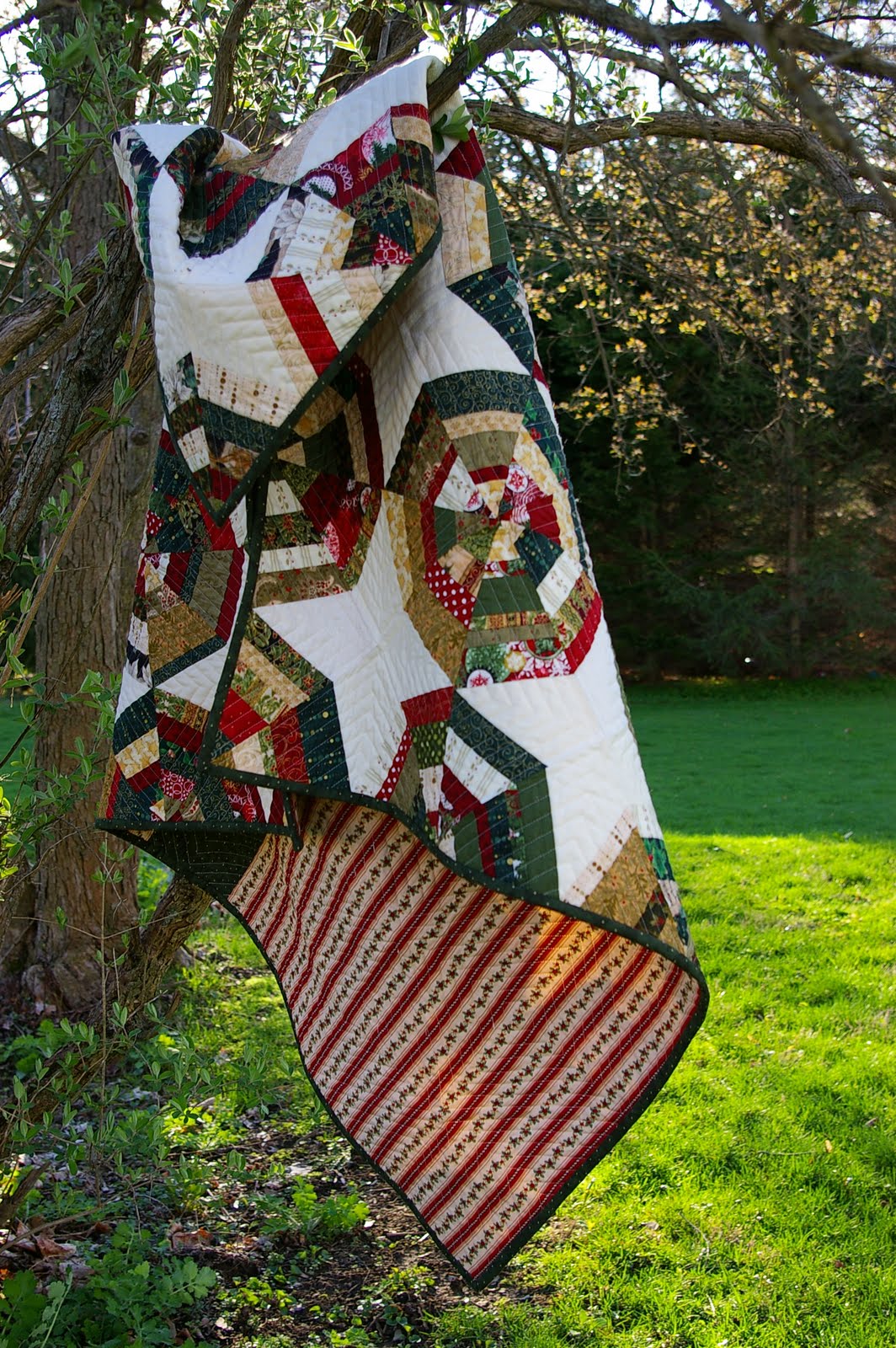 Christmas String Quilt | During Quiet Time