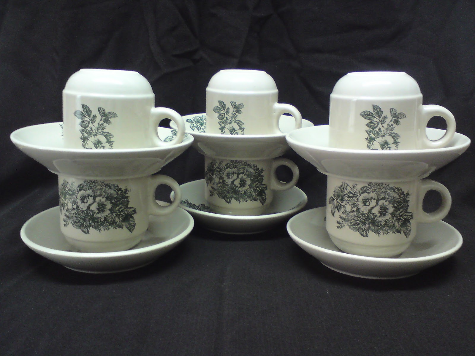 jom kumpul: Set Lengkap 6 pasang Cawan Kopitiam Nescafe MENU