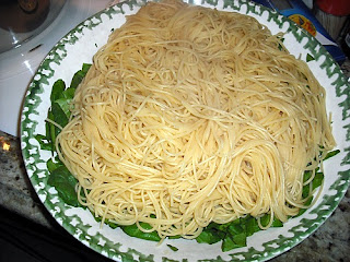Culinary Alchemy: "Creamed" Spinach Pasta - Spaghettini with Mascarpone ...