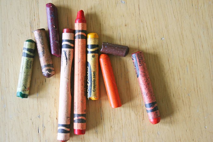 Crafting on a Budget: DIY: Wax Paper and Crayon Fall Leaves