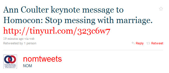 NOM Celebrates GOProud's Homocon - Joe.My.God.