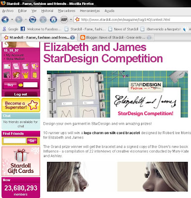 News of Stardoll: Elizabeth and James StarDesign Competition