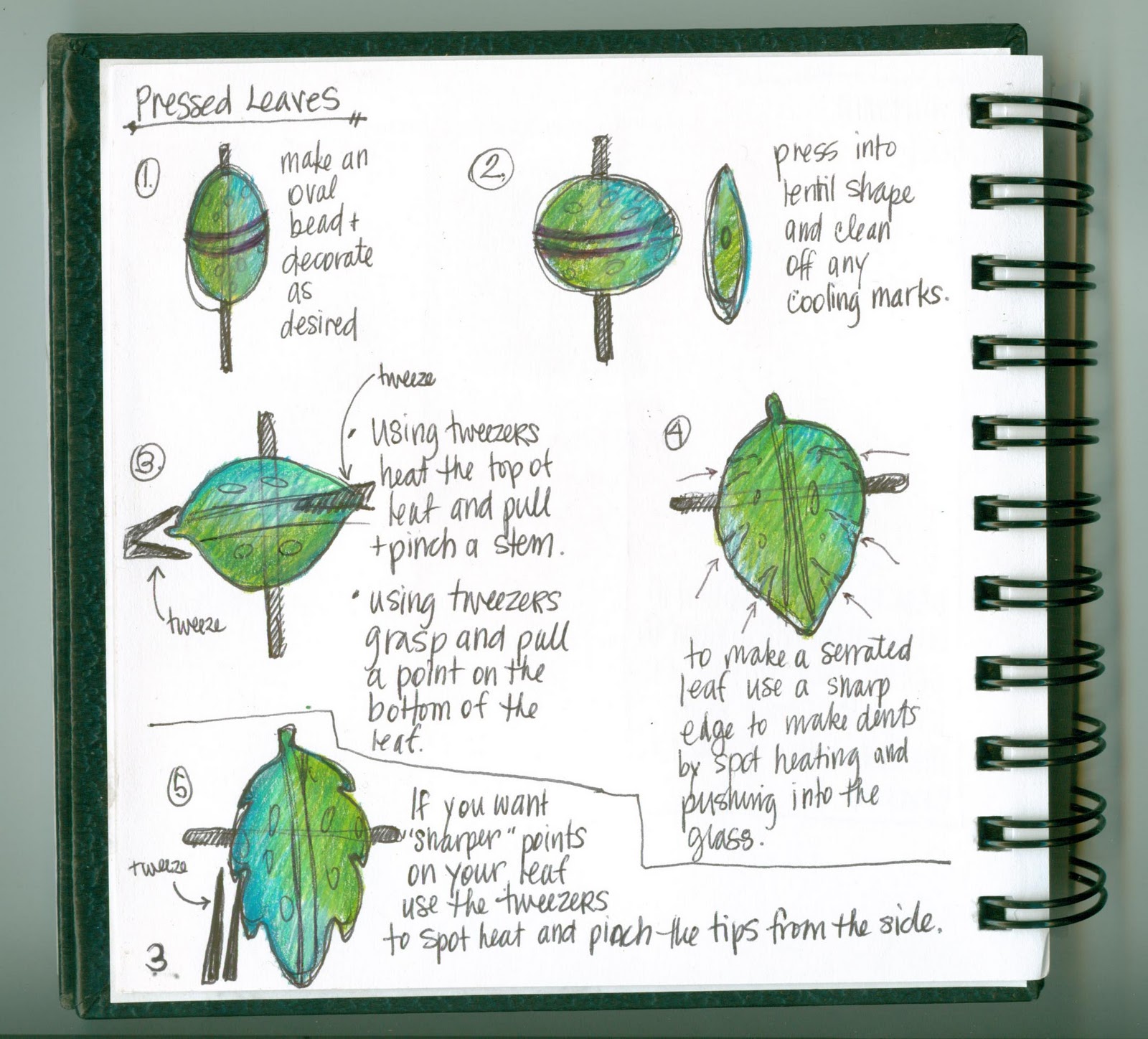 belvedere beads: Leaf Tutorial