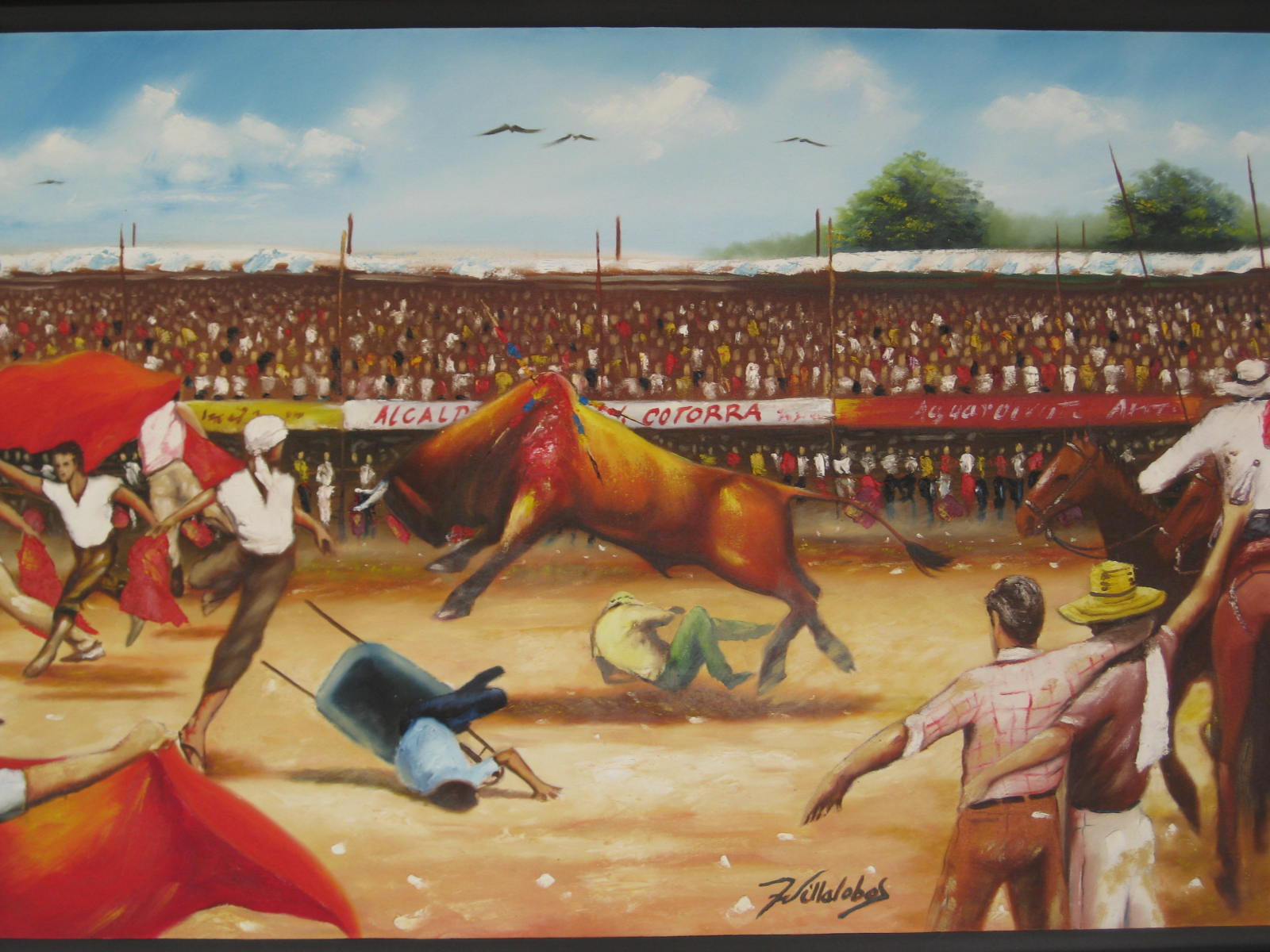 Día de la ciencia, tecnología y el arte: Pintura de Fiestas en Corralejas