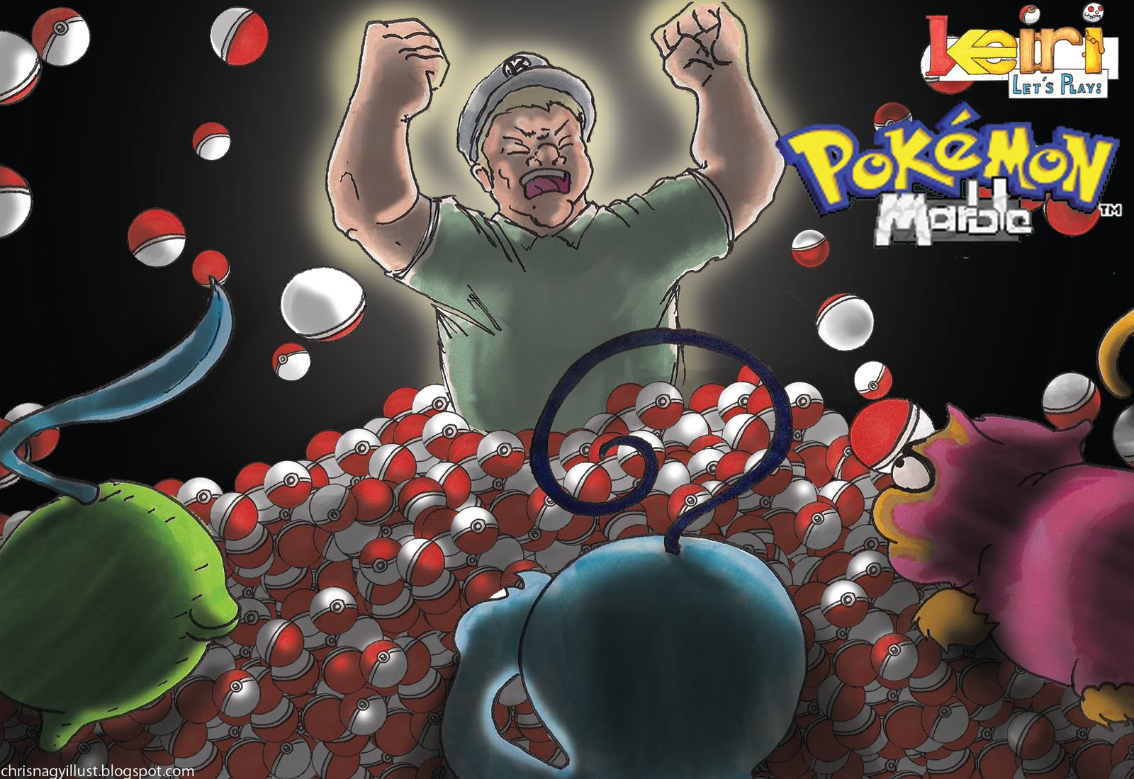 Chris Nagy: Illustrator: Keiri Let's Plays: Pokemon Marble Part 1