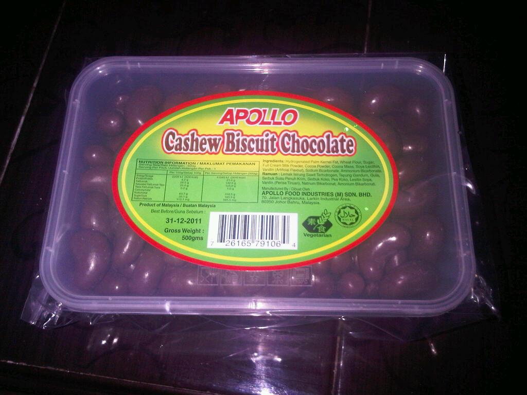 Chokollis: Cashew Biscuit Apollo