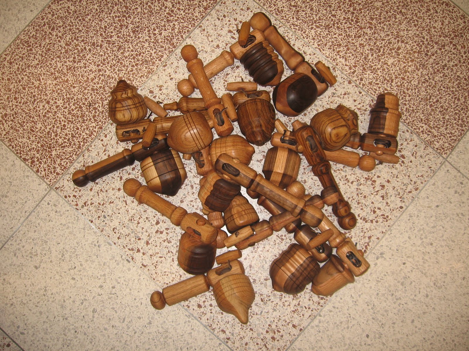 Mr. Wiemers' Shop: Wooden Tops are Finished