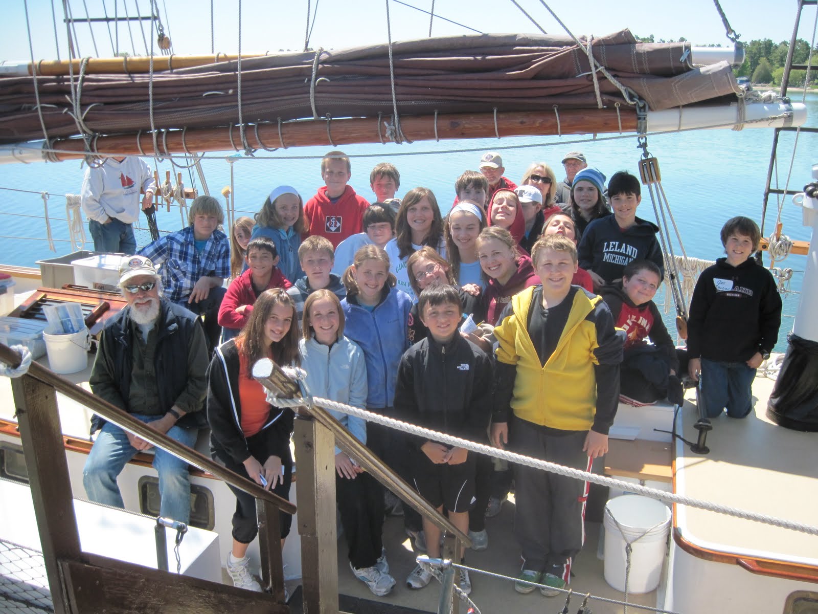 Inland Seas Ship's Blog: Suttons Bay High School Band Helps Celebrate ...