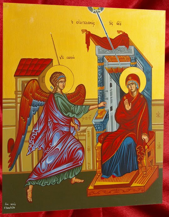 Συρματένιας Δημιουργίες: Ευαγγελισμος της Θεοτοκου