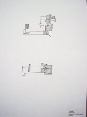 ARCH 1201: E.1027 - Parti Drawings (Scale 1:200)