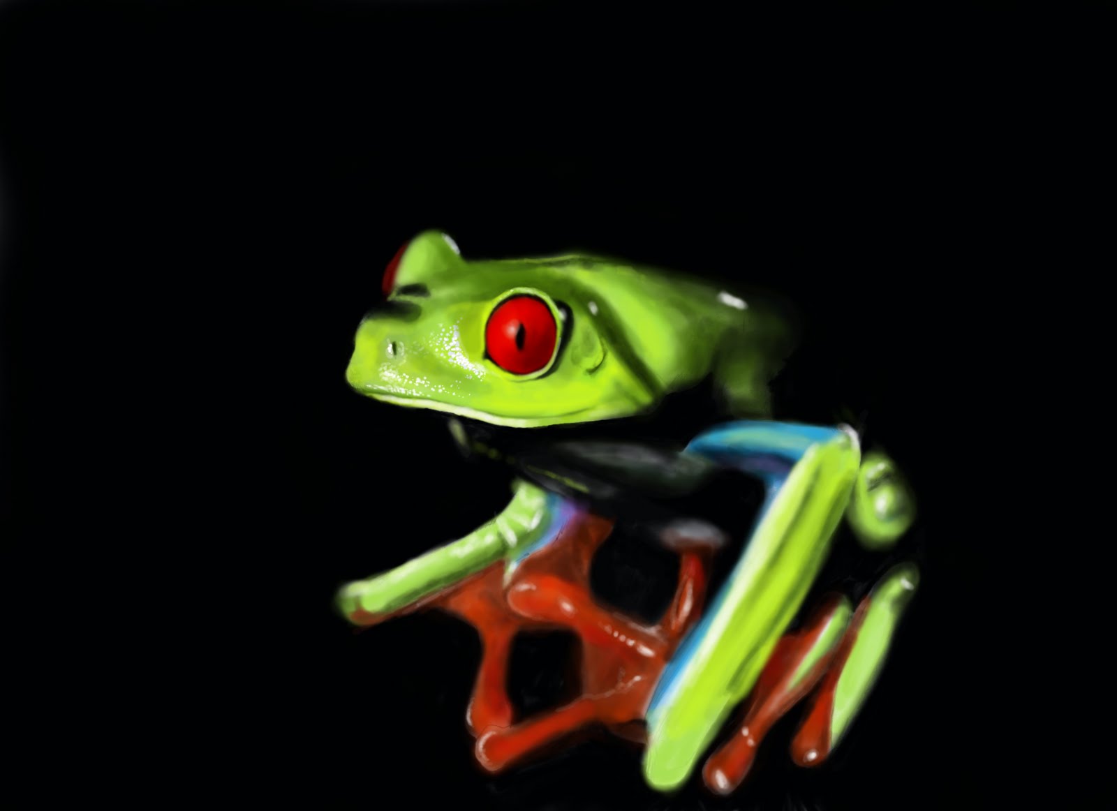 Moon Dragon Studios: Tree frog