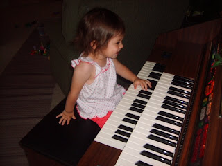My Little Girl: Kaylynn Playing The Organ