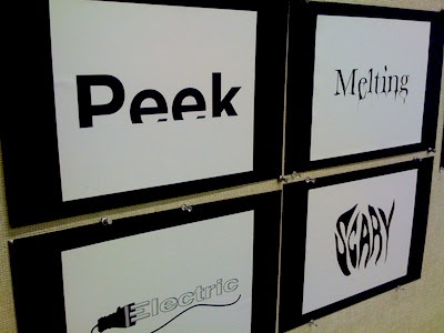 Bakersﬁeld College / Art Department: Typography Fall 2010, Expressive Word