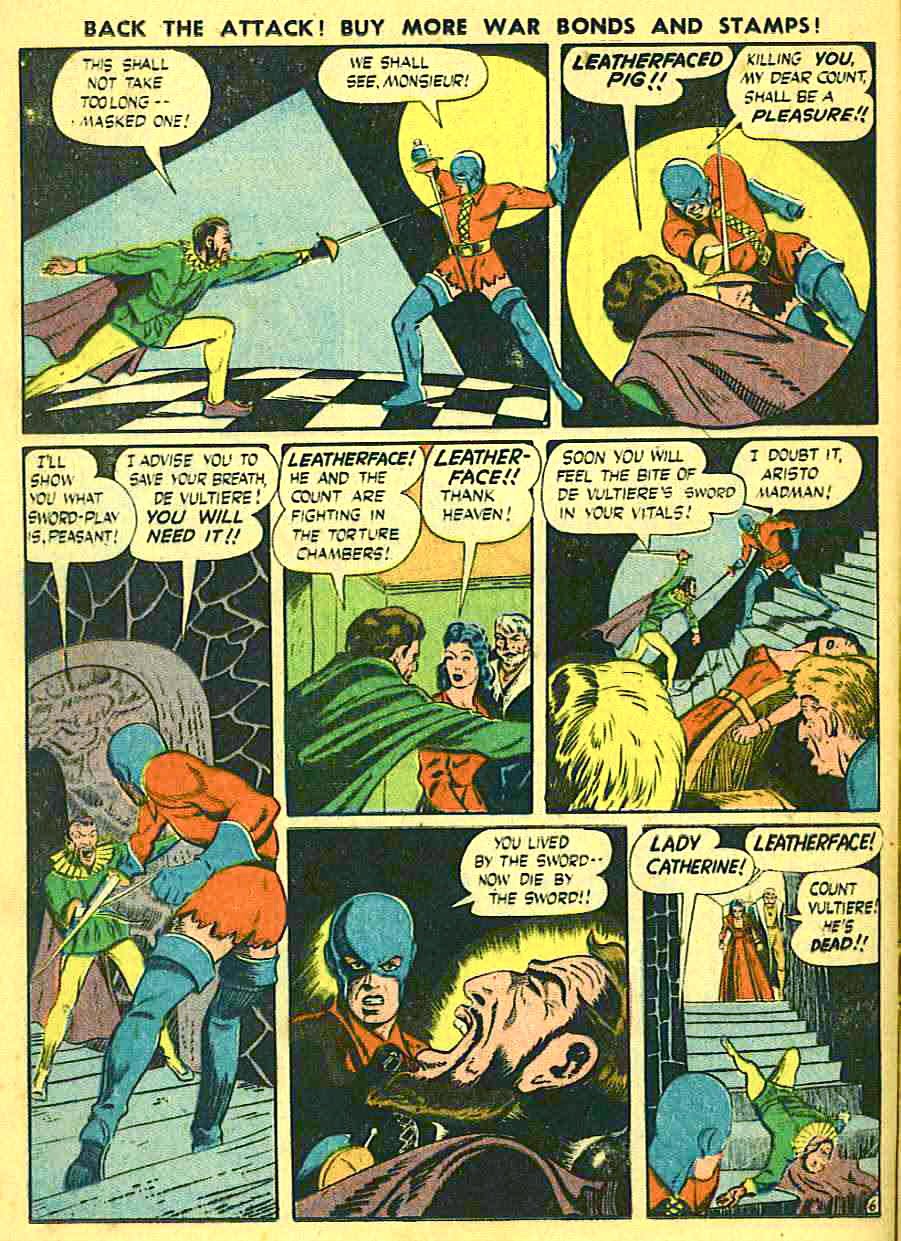 Four-Color Shadows: Leatherface-Catman Comics-1944