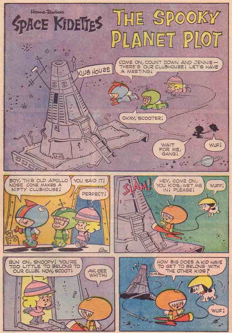 Four-Color Shadows: Space Kidettes-Cave Kids-1967