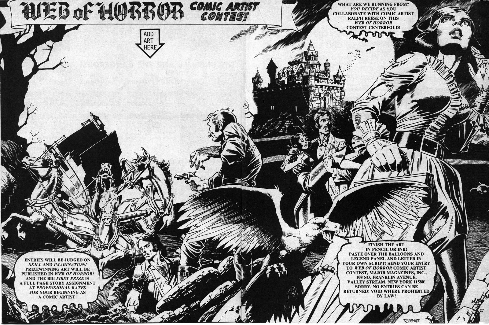 HOORAY FOR WALLY WOOD!: Ralph Reese-Comic Artist Contest-1970