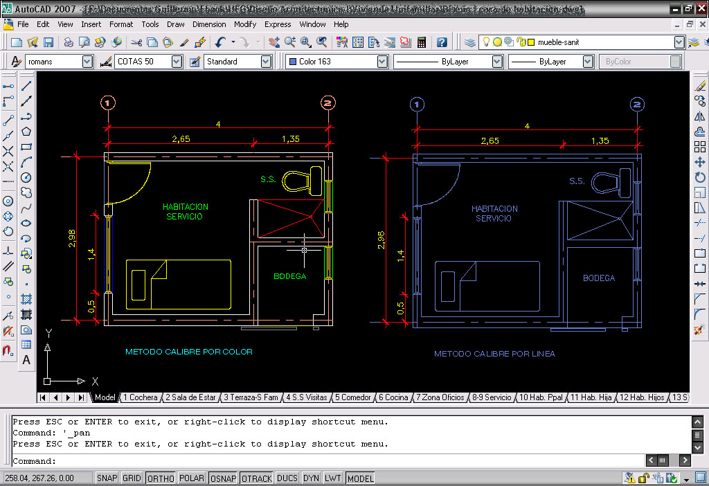 AUTOCAD Calibre, grosor o calidad de las lineas. - ArquiHoy CAD
